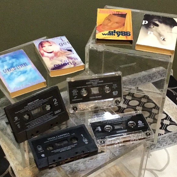Media | Rb 9s Cassette Singles Genuine Faith Evans Tevin Campbell Gerald Levert | Poshmark